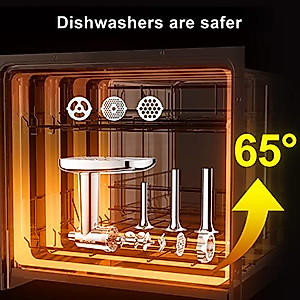 Stainless Steel Food Grinder Attachment fit KitchenAid Stand Mixers Including Sausage Stuffer, Perfect Attachment for KitchenAid Mixers