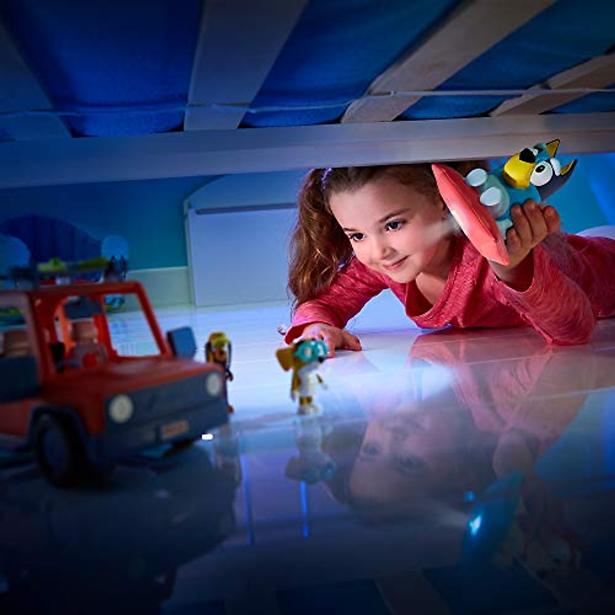 Bluey 2 in 1 Bedtime Handy Flashlight - LED Night Light with Auto-Off Timer