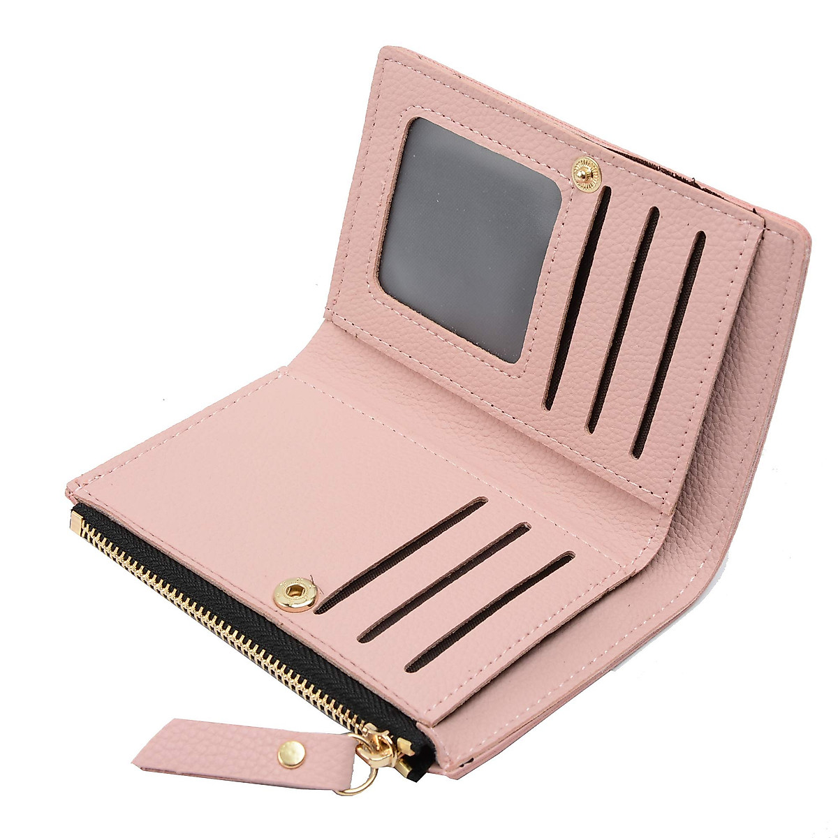 Nawoshow Women Cute Small Wallet Cherry Pattern Coin Purse Card Holder Clutch Bag (A-Pink)