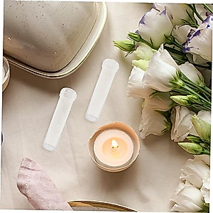 COHEALI 600 pcs Tube Florist Supplies Single Rose Sleeve Water vials for Flowers Flower Holder Flower Arrangements Vial hydroponic Flower stem Water Glass vases Small Rack Bracket 100pcs