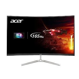 Acer Nitro 31.5" FHD 1920 x 1080 1500R Curved PC Gaming Monitor | AMD FreeSync Premium | Up to 165Hz Refresh | 1ms VRB | VESA Mountable | HDR10 | 1 x Display Port 1.2 & 2 x HDMI 1.4 | EDA320Q Pbiipx