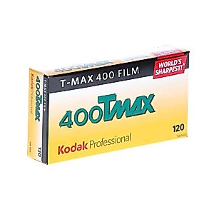 Kodak 856 8214 Professional 400 Tmax Black and White Negative Film 120 (ISO 400) 5 Roll Pack