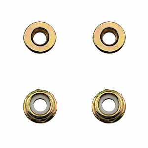 YHXiXi 8PCS M10x1.25 Universal Left Hand Thread Blade Nut, M10x1.25 Cord Trimmer Cutter Gear Head Blade Case Accessories Replacement for String Trimmer