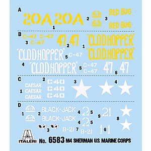 Italeri -M4A2 Sherman US Marine Body 1/35, I6583