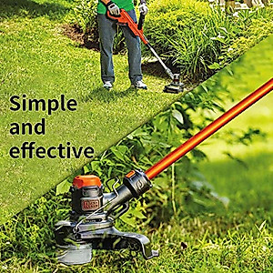 Generep Weed Eater Spool for Black and Decker AF-100,30 Feet/0.065 Inches Line String Trimmer Autofeed System Replacement Spool (8 Spool,2 Cap,2 Spring)