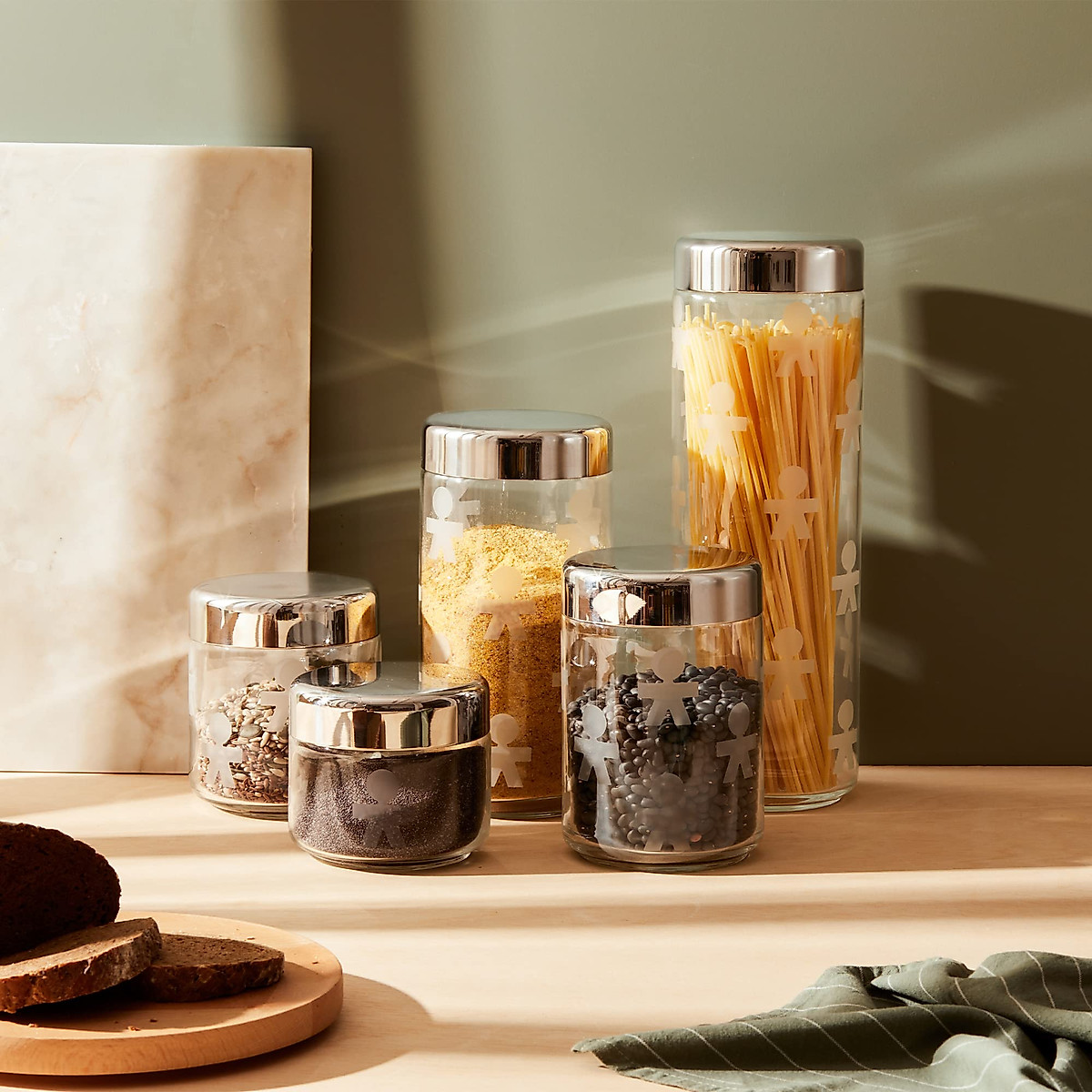 Alessi Girotondo Jar, Silver