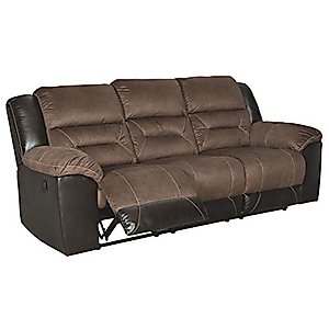 Signature Design by Ashley Contemporary Reclining Sofas, Brown