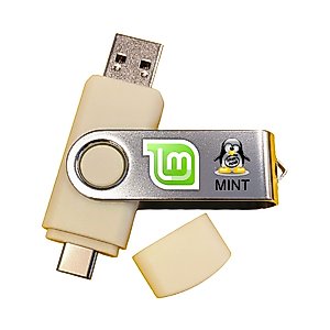 Linux Mint OS for Everyone - Bootable Live Install USB Flash Thumb Drive - Great for Work Entertainment and Everyday Tasks Operating System