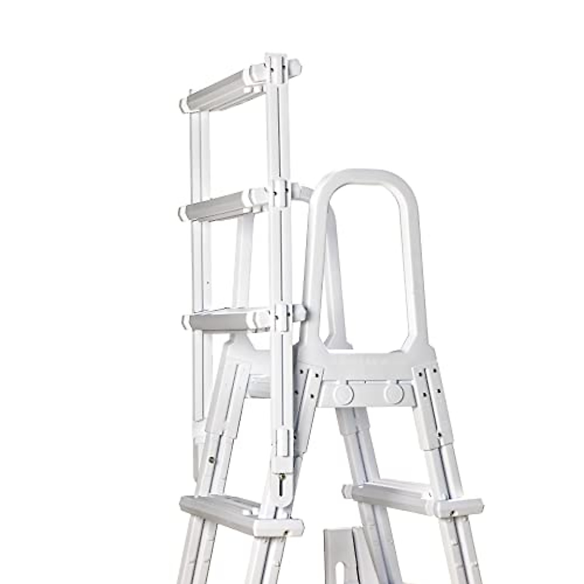 Blue Torrent A-Frame Flip Up Pool Ladder for Above Ground Pools