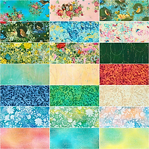 Duirwaigh Studios Enchanted Aviary 42 10-inch Squares Layer Cake Robert Kaufman TEN-1247-42