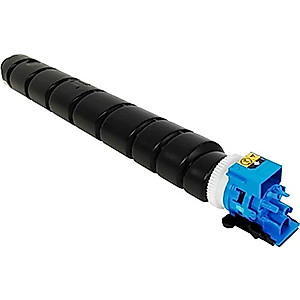 Kyocera 1T02NDCUS0 Model TK-8517C Cyan Toner Cartridge For use with Kyocera/Copystar CS-5052ci, CS-6052ci, TASKalfa 5052ci and 6052ci Color Multifunctional Printers