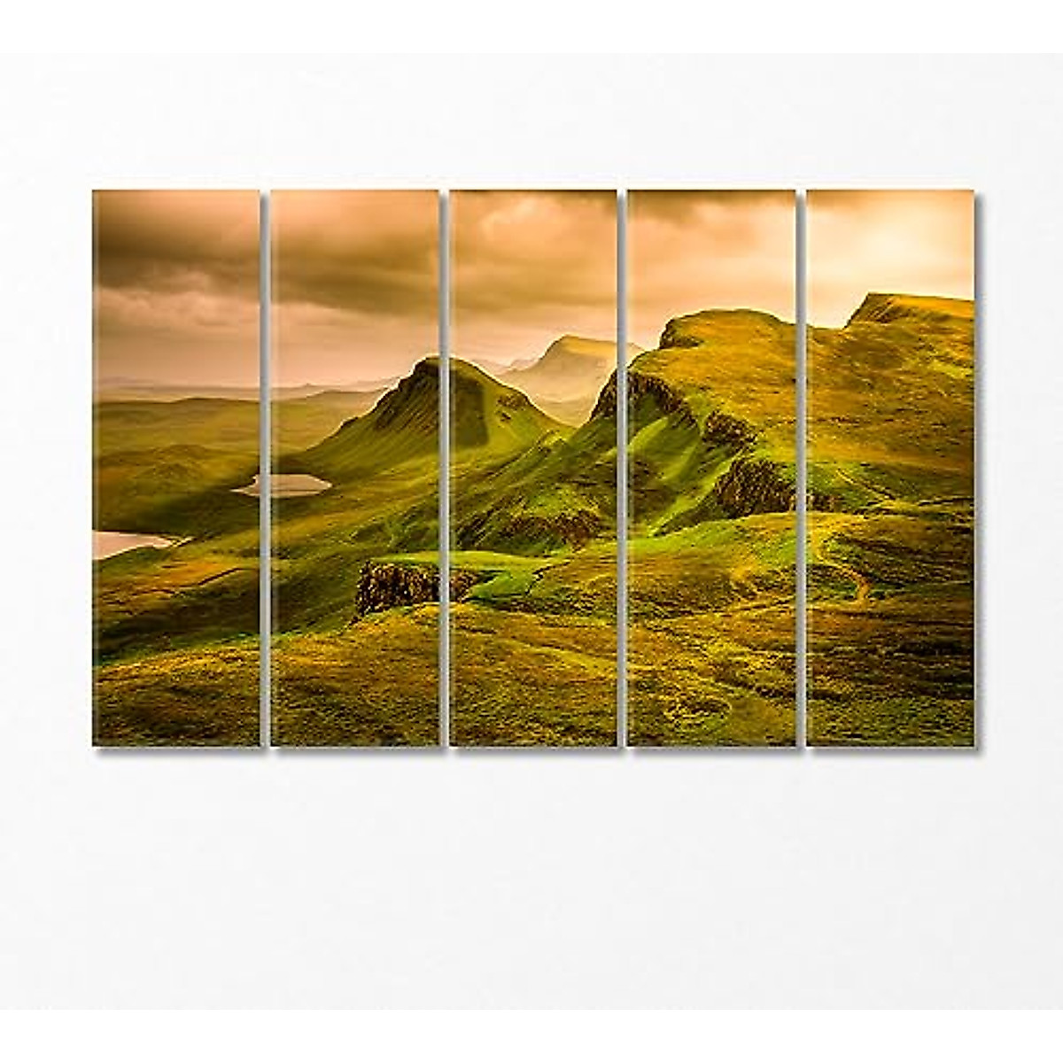 Mount Queering at Sunset UK Canvas Print 5 Panels / 36x24 inches
