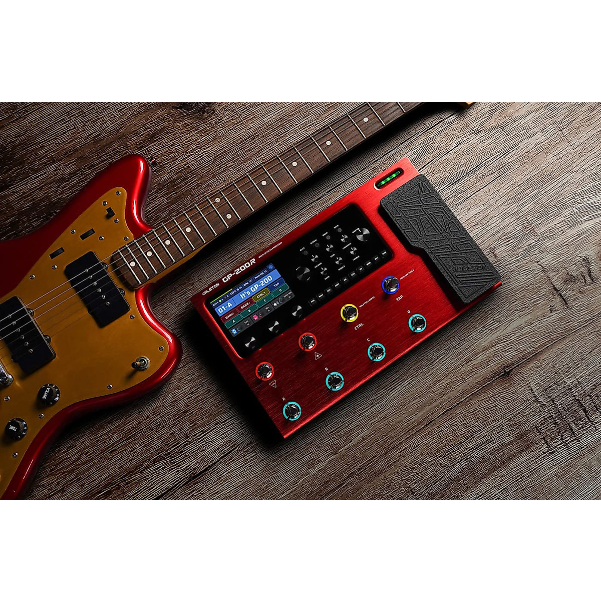 Valeton GP200R Multi Effects RED + Gig Bag Black Bundle