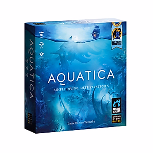 Aquatica | Board Game | Strategy Game for Teens and Adults | Family Game Night | Entertainment | Ages 14+ | 1-4 Players | 60 Minutes Playtime