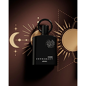 Afnan Supremacy Noir Eau de Parfum for Men, 3.4 Fl. Oz