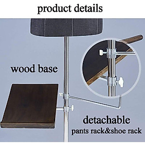 Mannequin Tailors Dummy Torso Dress Form Torso Dressmakers Male Tailors Dummy Torso Display for Dressmakers with Wood Tripod Base