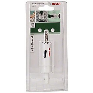 Bosch 2609255602 HSS Bi-Metal Holesaw with Diameter 22mm