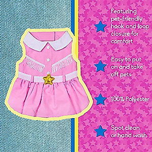 Doggy Parton Pink Cowgirl Collared Dress for Pets - XX-Large