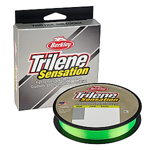 Berkley Trilene® Sensation, Solar, 4lb | 1.8kg Monofilament Fishing Line, Suitable for Freshwater Environments