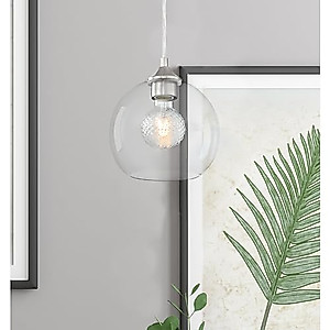 Westinghouse 5268020 5.5 Watt (40 Watt Equivalent) Cut Glass G25 Dimmable Clear Filament LED Light Bulb, Medium Base, 6 Pack