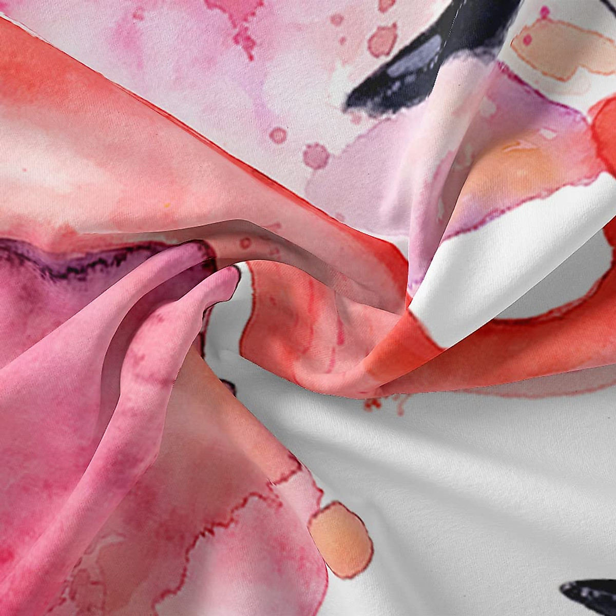 AILONEN Flamingo Duvet Cover Set King Size,Tropical Flamingo Pattern Bedding Set for Kids Boys Girls,Flamingo Pattern Comforter Cover Set,1 Quilt Cover 2 Pillowcases 3 Piece