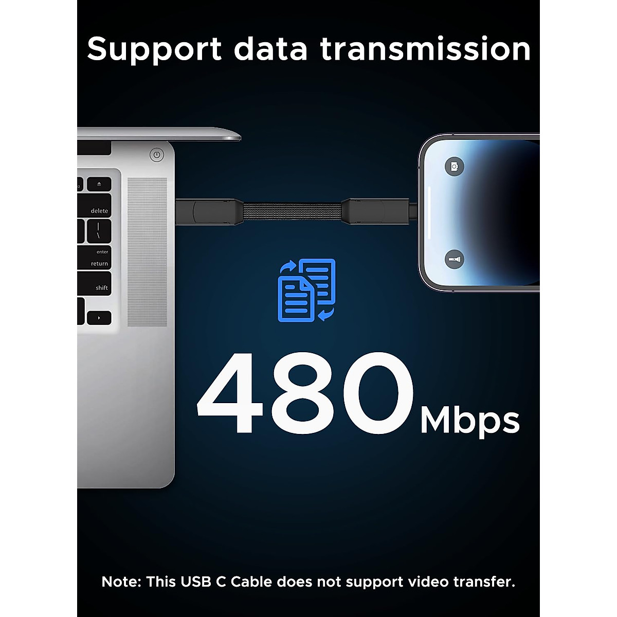 Multi Charging Cable EDC Travel Portable Keychain Charger Cable with PD Ultra-Fast Charging Power, Magnetic 4 in 1 USB C Cable for iPhone 15/15 Pro/ 15 Plus/ 15 Pro Max/MacBook Samsung (Lava Black)