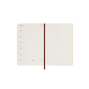 Moleskine Limited Edition Alice In Wonderland 12 Month 2023 Weekly Planner, Hard Cover, Pocket (3.5" x 5.5"), Rabbit