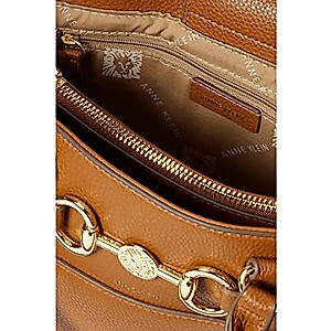 Anne Klein e/w Horsebit Satchel, Saddle
