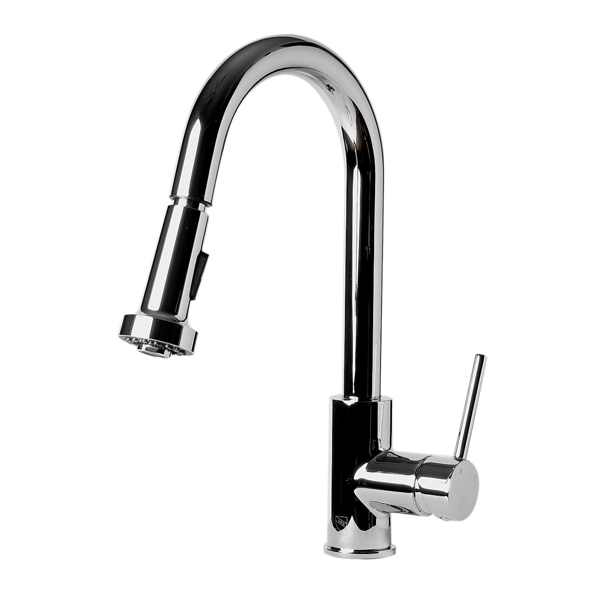 ALFI brand ABKF3262-PC Kitchen Faucet, 14.9"H, Polished Chrome