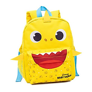 Baby Shark Backpack Set Toddlers Nursery Bag 4 Piece Lunch Box Water Bottle Pencil Case
