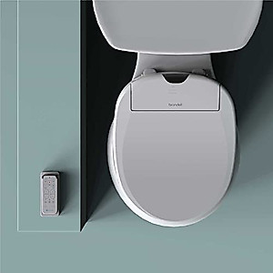 Brondell S1000-EW Swash 1000 Advanced Bidet Elongated Toilet Seat, White