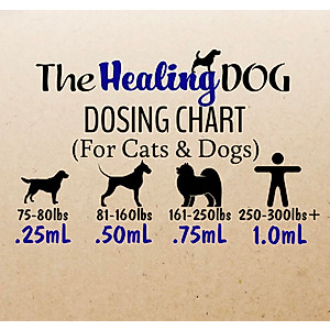 The Healing Dog: Hemp Drops for Dogs & People - 2000mg