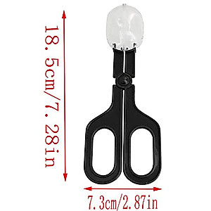 LQ Industrial Feeding Clip 2PCS Reptile Terrarium Spider Cricket Feeding Clamps Aquarium Litter Cleaning Tool