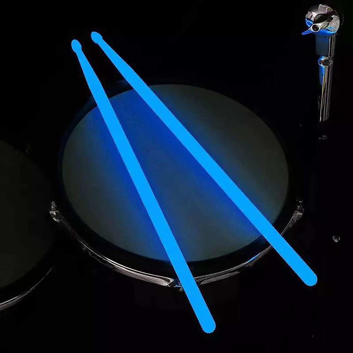 5A Luminous Light Up Drum Sticks, Luminous Light Up Drumsticks, Bright Luminous Glow in The Dark Drumsticks, Bright Light Up Drum Sticks (Blue)