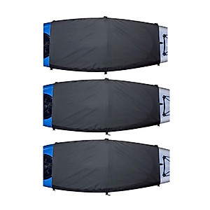 Explore Land Universal Kayak Cockpit Drape Waterproof Seal Cockpit Cover for Indoor and Outdoor Bundle 3 Pack Large, 60x29 inches