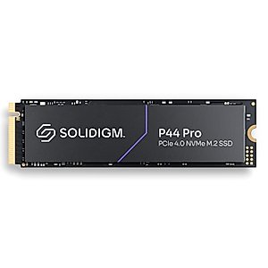 Solidyme Solidigm Internal SSD P44 Pro Reading Speed: 7GB/s (max), High Speed NVMe, PS5 Compatible, 512GB / (SSDPFKKW512H7X1/A) Domestic Regular Distribution