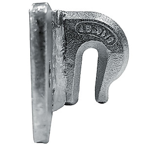 Titan Attachments Bolt-On Grab Hook 5/16" 3 lb. Fits 5/16" Chains Plated Finish