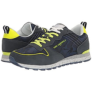 Karl Lagerfeld Paris Men's Running Sneaker, Navy, 13