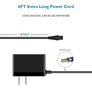for Wahl Trimmer Charger, Lnauy Charger Adapter Compatible with Wahl 9818 / SS2L / WSS3L / 5616L / 5701/9818-5001 / 9818A / 9864/9870 / 9884L2 / 9896/9899 Power Supply 5V 1.2A