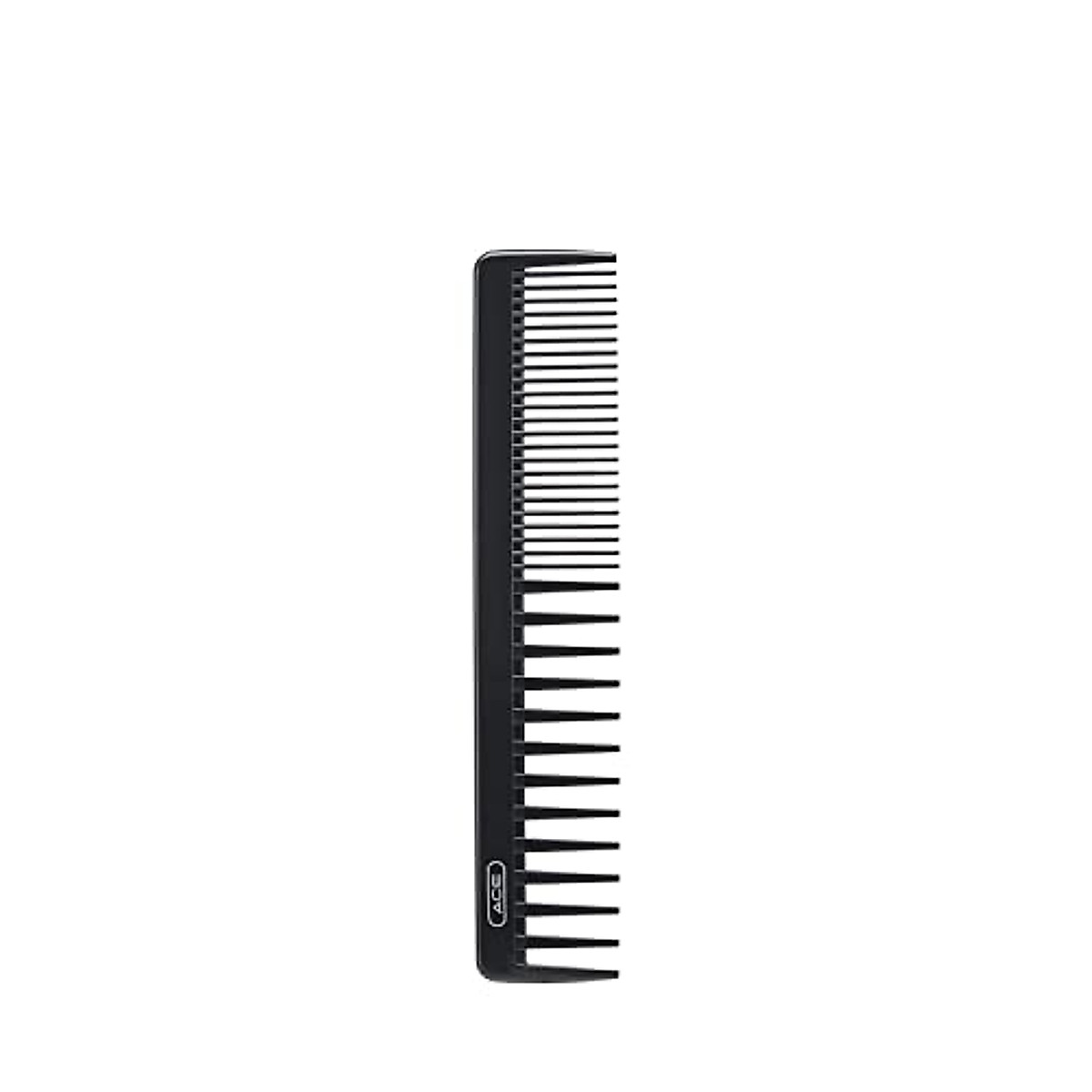 GOODY Ace Bi-function Comb, Coarse Teeth & Regular Teeth, Black, 1CT