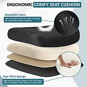 MINLOVE Office Chair Ergonomic Desk Chair with Adjustable Lumbar Support and Height, 90° Flip-up Armrests, Ergo Desk Chairs with Wheels, 360° Swivel Mesh Chair, Home Work Use (White)