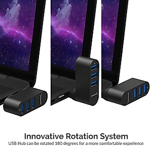 Sabrent Premium 3-Port Aluminum Mini USB 3.0 Hub + Premium 3-Port Aluminum Mini USB 3.0 Hub
