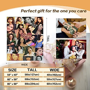 Super Soft Lightweight Flannel Fleece Throw Blanket for All Season Bed Couch Sofa Carpet Home Decor 60"X50"