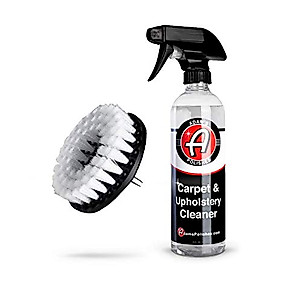 Adam's Carpet Drill Brush Combo - A Cleaning Tool Attachment for Scrubbing/Cleaning Carpet, Upholstery, Leather Seats & Chairs, Floor Mats, Trunk, Furniture, Interior Boat, RV & Car Accessories