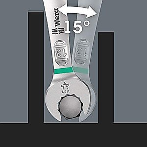 Wera 05020241001 6003 Joker 8 Imperial Set 1 Combination Wrench Set, Imperial, 8 Pieces