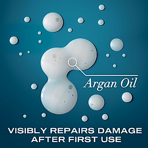 OGX Renewing Argan Oil of Morocco Shampoo, 13 fl. Oz - Hydrating, Moisturizing & Damage Repairing Shampoo for Dry, Damaged Hair, Paraben & Sulfate Free Surfactants