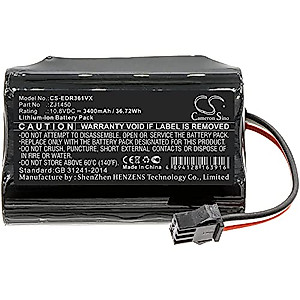 FYIOGXG Replacement Battery for D36A, D36B, D36C, D36E, DA60, DA611, DB35, TCR360 PN: DA60-Darfon, ZJ1450 3400mAh / 36.72Wh