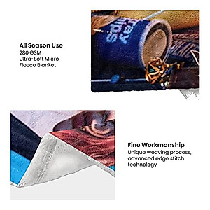 Gobits Kpop Blanket Korean Star Throw Blanket Idol Singer 50x60 Inch Anti-Pilling Flannel Ultra Soft Cozy Fleece Boys Fans Merchandise for Sofa Bed Girls Adults Gifts