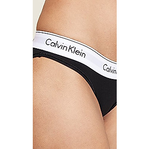 Calvin Klein Underwear Women's Modern Cotton Bikini Briefs, Black, M