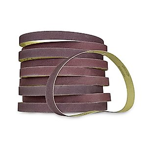 WEN 6515SP120 120-Grit 1 x 30" Sanding Belt Sandpaper (10 Pack)